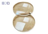 China Double Dome Plastic Optical Parts Plastic Injection Moulding Spare Parts for sale