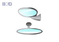 China Makeup Mirror Beauty Parts Pe Plastic Household Mould 2.4cm Thick for sale