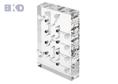 China Medical Acrylic Multilayer Fluidic Manifold Injection Molding for sale