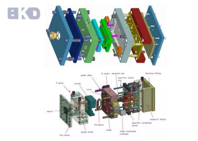 China Hydraulic Mini CAXAS 136 Custom Plastic Injection Molding for sale
