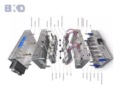 China Single Cavity SD HASCO Custom Plastic Injection Molding for sale