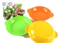China 100% Melamine Square Divided Plastic Plates Heat Resistant for sale