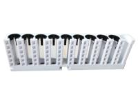 China Medical ABS Molded Prototype Parts Plastic Test Tube Rack for sale