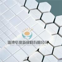China 92% 95% Alumina Ceramic Plates Hexagon Shape Mosaic Tiles for sale
