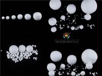 China Alumina Ceramic Grinding Balls High Crush Strength High Chemical Stability for sale