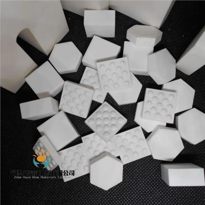 China Wear Resistant White Alumina Ceramic Tile With Up To 1600°C Temperature Resistance for sale