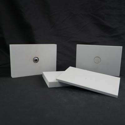 China High Wear Resistance Alumina Ceramic Plates Wear Volume 0.30cm3 Elastic Modulus 340GPa for sale