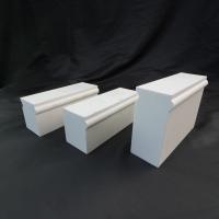 China Customizable Thickness Alumina Oxide Ceramic Brick 99% Alumina Content For Temperature Environments for sale