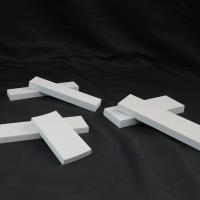 China 130*50*15mm High Thermal Shock Resistance Glossy Alumina Ceramic Tile with 2000MPa Compressive Strength for sale
