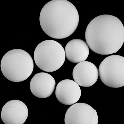 China 92% Alumina Ceramic Grinding Balls with High Bulk Density ≥3.6 G/cm3 for Petrochemical Applications Meeting HG/T 4205-2011 Standard for sale