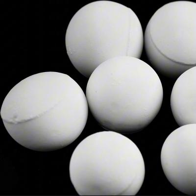 China High Corrosion Resistance Alumina Ceramic Grinding Balls 13mm-90mm Size Range with 25kg/drum Packing for sale