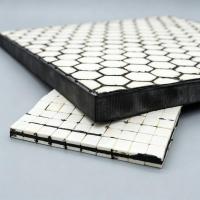 China 1.5mm To 50mm Thickness Ceramic Wear Plate Customizable Dimensions For Mining Construction for sale