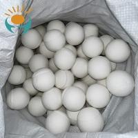 China Low Wear Loss High Density Alumina Ceramic Grinding Balls White Color High Alumina Grinding Media for sale