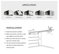 China Low Noise Chain Drive Garage Door Opener 800N 1000N Residential Smart for sale