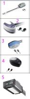 China Sectional Garage Door Opener 120V with Pedestrian Door and Battery Backup for sale