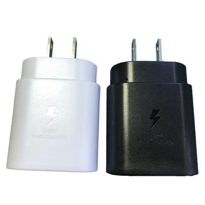 China 25W PD 3 Pin Plug USB Charger Plug Type C Fast Charger TA800 For for sale