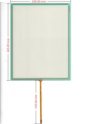 China Four Pin 4 Wire Resistive Touch Screen Dust Proof Easy Instore for sale