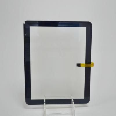 China 15.5” 5 Wire Resistive Waterproof Pure Glass Touch Screen , Reinforce Glass for sale