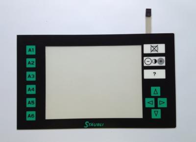 China Flexible Printed Circuit 4 Wire Resistive Touchscreen 12'' Jacquard Touch Screen for sale