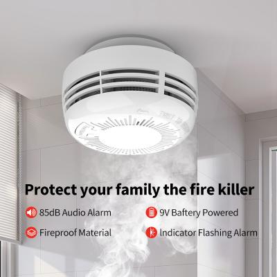 China UL Fire Alarm Test Button Low Battery Signal Operated 5-Year Product Detector Gas Alarm for sale