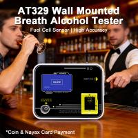 China Wall Mounted Breathalyzers Credit Card Non-contact Blowing or Mouthpiece for sale