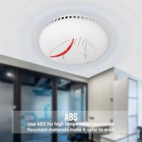 China Wireless Interlink 110mm 10 Year Smoke Detector 12uA Connected Smoke Alarms for sale