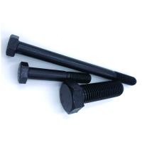 China Quality Assurance Factory Price Grade 4.8din933 Galvanized Hexagon Bolts, Quenched Black  Manufacturer Bolt for sale