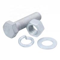 China Fastener Factory Hex Bolt Hot Dip Galvanized Bolt Galvanized Bolt for sale