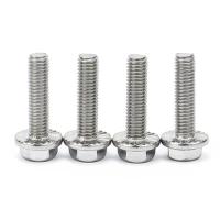 China 304 Stainless Steel Flange Round Head Bolt M5-m42 Hexagon Flange Bolt for sale