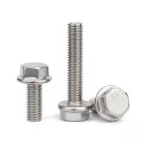 China Hexagon Flange Bolts Fastener Factory Provided A2 A4 SS304 SS316 for sale
