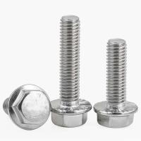 China Hexagon Flange Bolts Fastener Factory Provided A2 A4 SS304 SS316 for sale