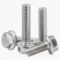 China Hexagon Flange Bolts Fastener Factory Provided A2 A4 SS304 SS316 for sale