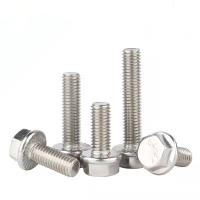 China Hexagon Flange Bolts Fastener Factory Provided A2 A4 SS304 SS316 for sale