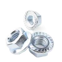 China Din6923 Grade M4-M16 Stainless Steel Bolt Hexagon Flange Nuts for sale