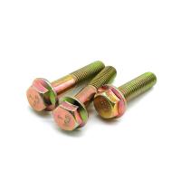 China DIN 6921 Grade 4.8/8.8 Zinc Coated Serrated Flange Bolt Iso4162/EN1665 Hex Flange Screws for sale