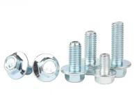 China Din6921 Flange Bolts  Hot Sold in the Factory with High Strength 8.810.912.9 Black Galvanized Flange Bolts for sale