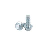 China Din6921 Flange Bolts  Hot Sold in the Factory with High Strength 8.810.912.9 Black Galvanized Flange Bolts for sale
