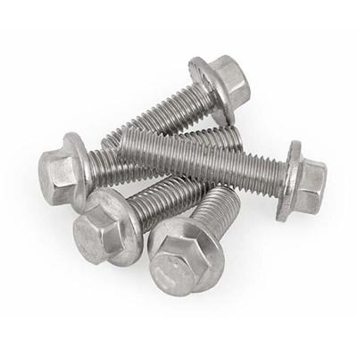 China Hot Sale Din6921 Stainless Steel 304 316 Hexagon Flange Bolt Grade 8.8/10.9 /12.9 Customization High Quality for sale