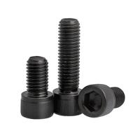 China Grade 8.8 Hexagon Socket Bolt Black Carbon Steel Cup Head Screw High Strength M6m8m10m12m16 Allen Bolts DIN912 for sale