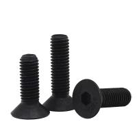 China Grade 8.8 10.9 12.9 Carbon Steel DIN7991 Countersunk Head Hexagonal Socket Flat Head Bolt with Black Oxide for sale