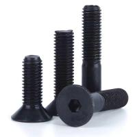 China Grade 8.8 10.9 12.9 Carbon Steel DIN7991 Countersunk Head Hexagonal Socket Flat Head Bolt with Black Oxide for sale