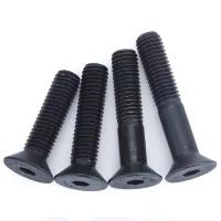 China Grade 8.8 10.9 12.9 Carbon Steel DIN7991 Countersunk Head Hexagonal Socket Flat Head Bolt with Black Oxide for sale