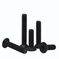 China Grade 8.8 10.9 12.9 Carbon Steel DIN7991 Countersunk Head Hexagonal Socket Flat Head Bolt with Black Oxide for sale