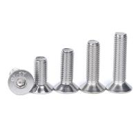 China Din7991 Hexagon Socket Flat Head Screw SS304 Countersunk Head Hexagon Socket Screw A2a4 Hexagon Socket for sale