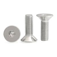 China Din7991 Hexagon Socket Flat Head Screw SS304 Countersunk Head Hexagon Socket Screw A2a4 Hexagon Socket for sale