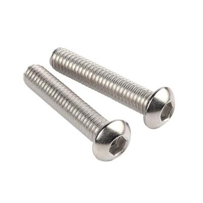 China SS304  Stainless Steel Hex Socket Button Head Screw A2-70 Pan Head Socket Bolt for sale