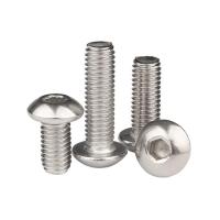 China SS304  Stainless Steel Hex Socket Button Head Screw A2-70 Pan Head Socket Bolt for sale