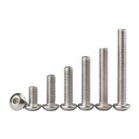 China SS304  Stainless Steel Hex Socket Button Head Screw A2-70 Pan Head Socket Bolt for sale