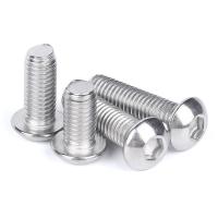 China SS304  Stainless Steel Hex Socket Button Head Screw A2-70 Pan Head Socket Bolt for sale