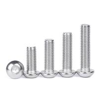 China SS304  Stainless Steel Hex Socket Button Head Screw A2-70 Pan Head Socket Bolt for sale